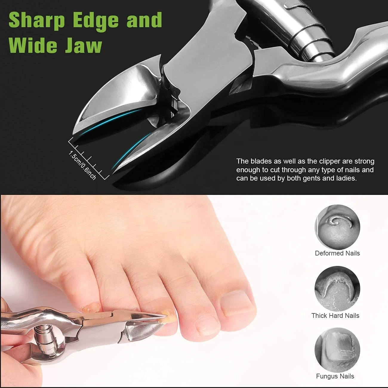 Spring Toenail Nipper - Professional Stainless Steel Tool