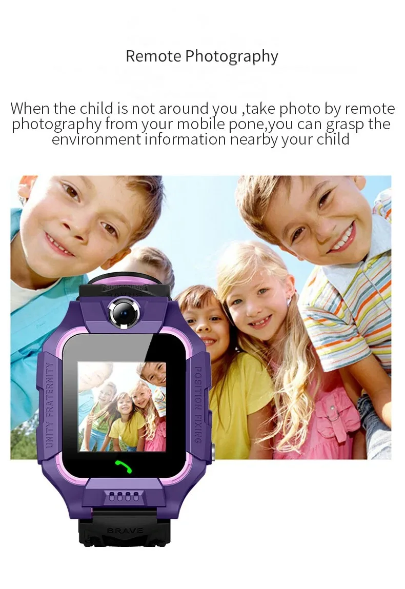 QC K1 Q19 Kids Smart Watch With Sim Card Ip67 Waterproof SOS Camera ...