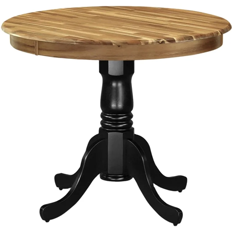 Comari Round Solid Wood Dining Table. Dining Table Interior Design ...
