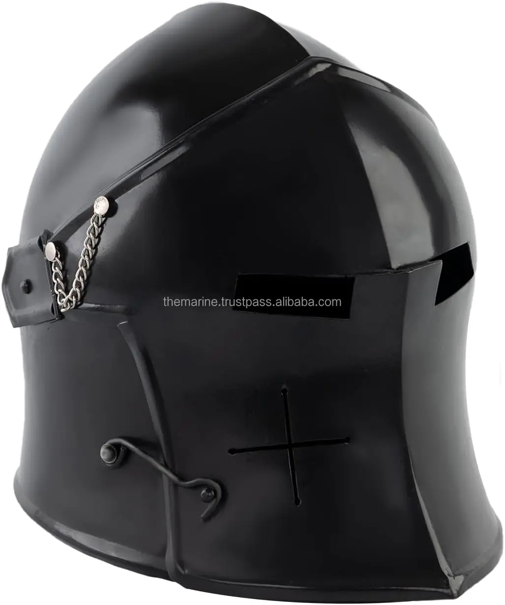 Medieval Crusader Barbuta Knight Templar Helmets for Halloween