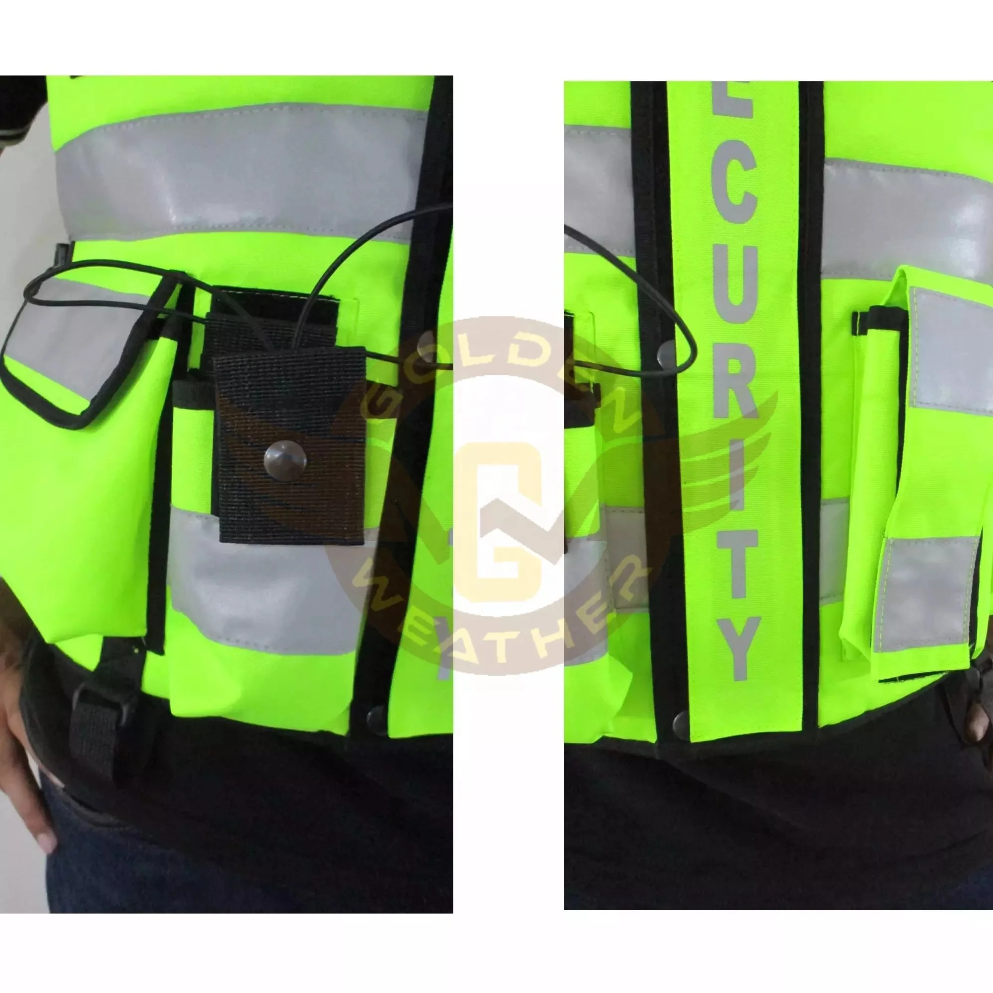 Security Reflective Vests - High Visibility & Customizable