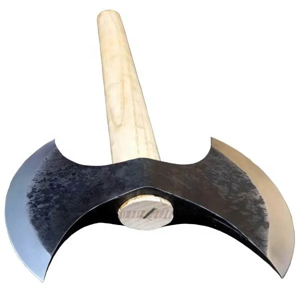 Custom Hand Forged Viking Double-Bladed Axe | Medieval Tomahawk for ...