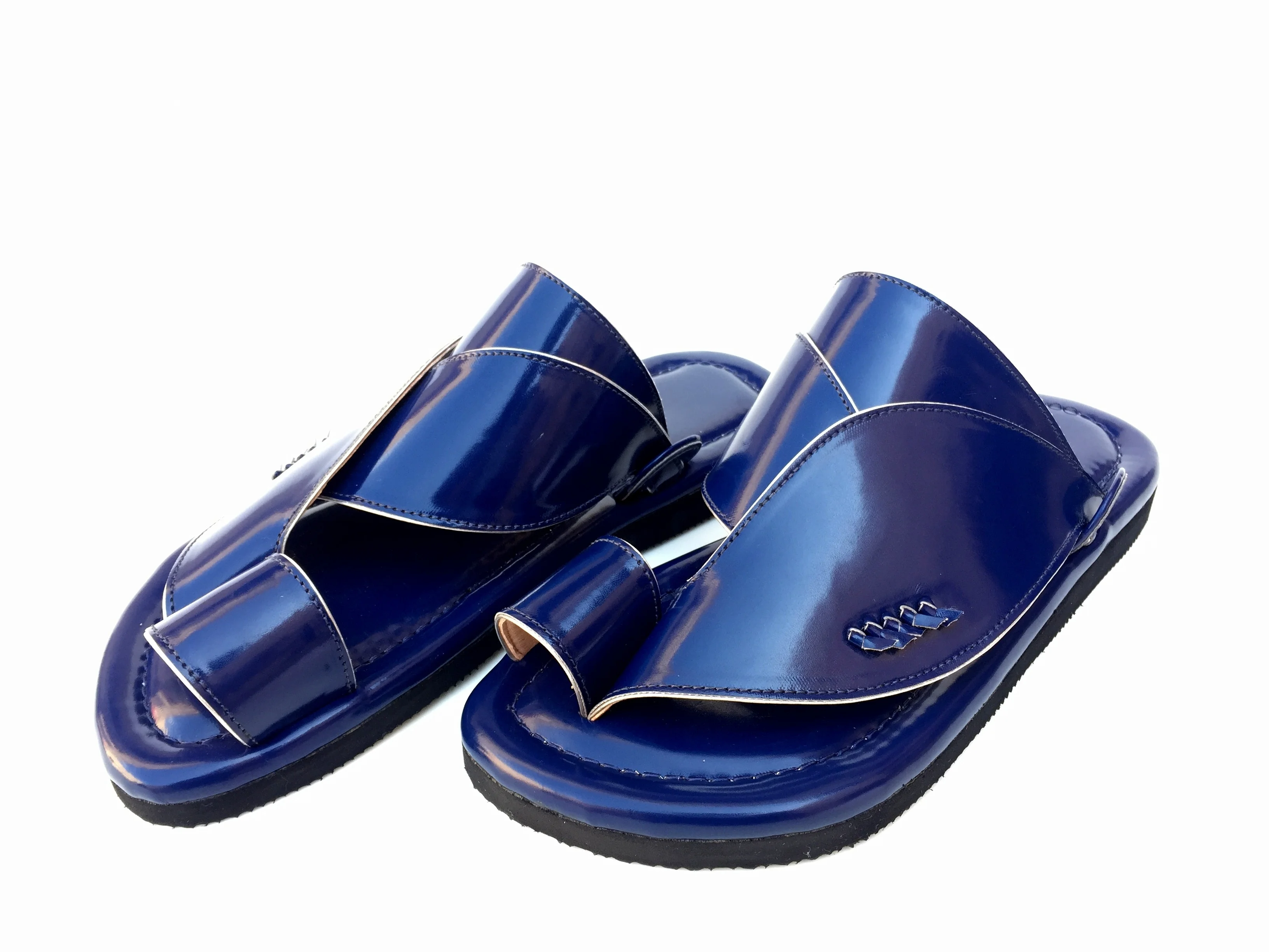 Men's Leather Sandals - Saudi Style Toe Arabic Footwear