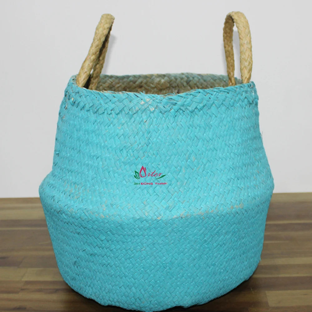 Artex Dong Thap Factory Palm Leaves Decoration Wicker Basket Storage ...