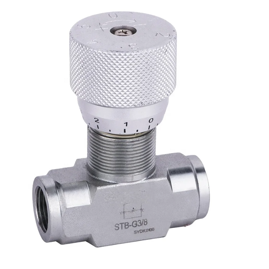 Hydraulic Valve Stb Bi-directional Flow Restrictor For Machinery - Buy ...