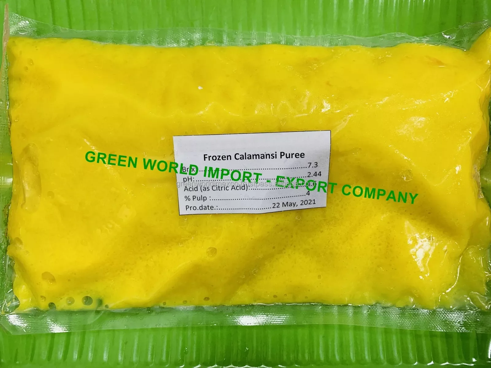 High Quality Vietnamese Calamansi Puree - 100% Fresh Calamansi - Lowest ...