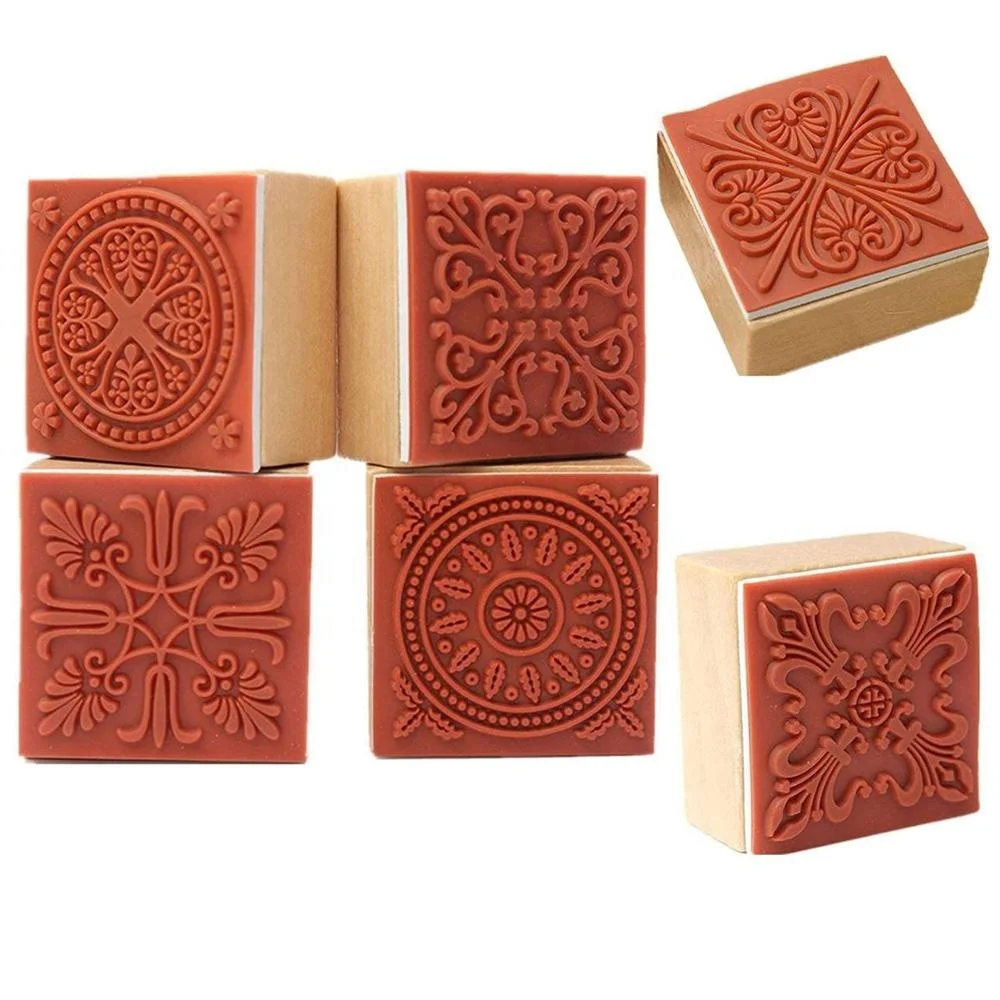 Customized Wooden Rubber Stamps - Perfect for Projects