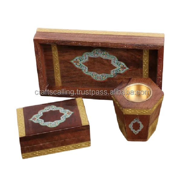 Latest Design Arabian Islamic Wood Printed Incense Burner Oud Bakhoor ...