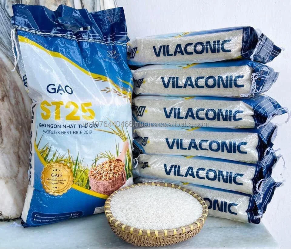 Vietnamese St25 Rice/long Grain Rice From Vilaconic Factory - The World's Best Rice Award In ...