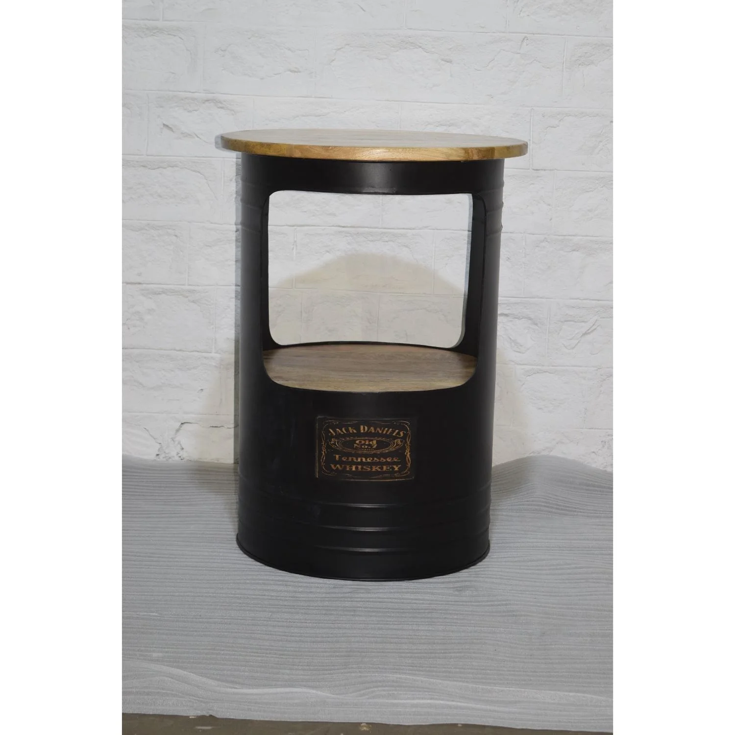 Luxury Modern Reclaimed Recycled Oil Barrel Bar Tables Durable High for ...