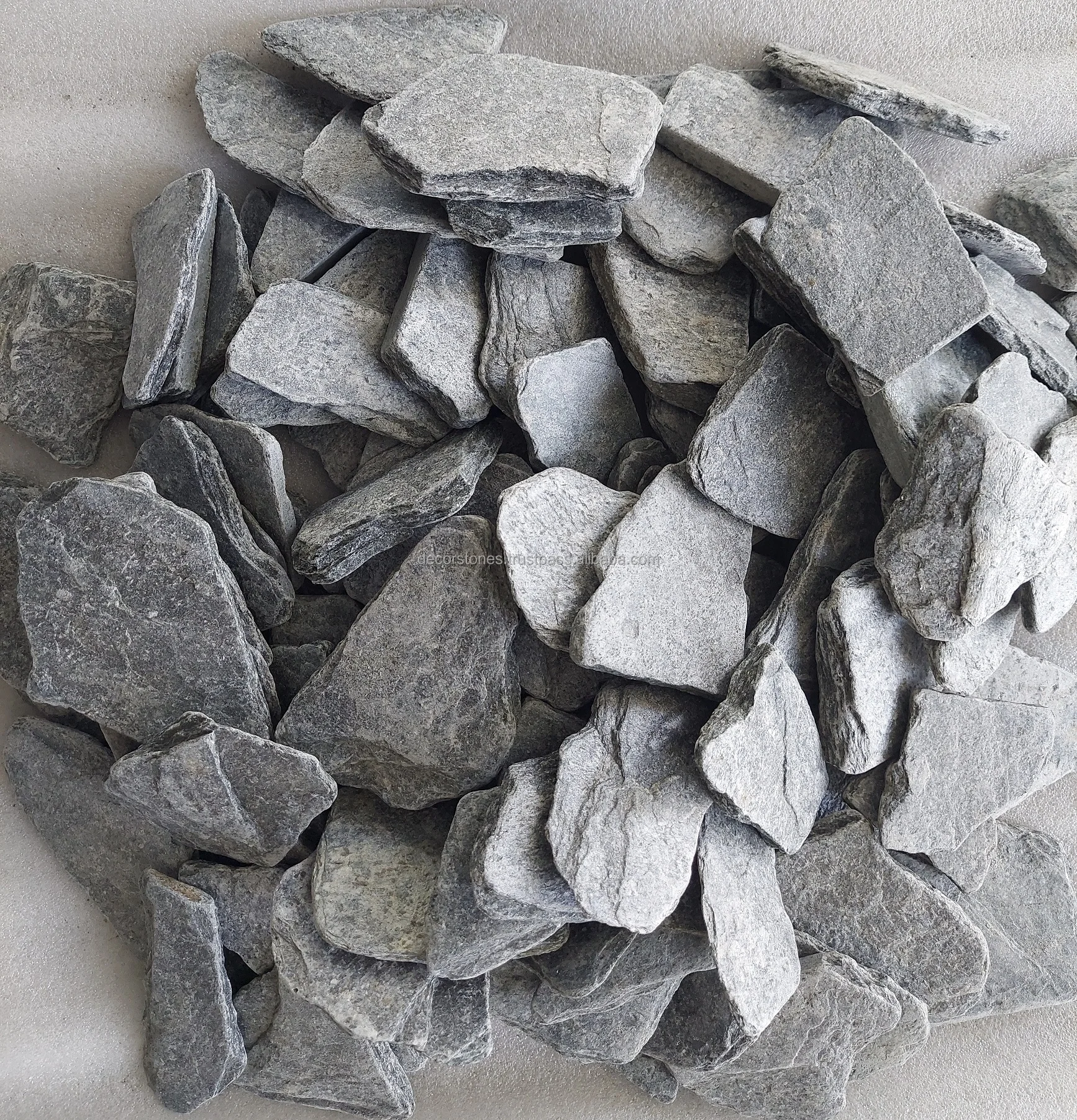 Indian Silver Grey Quartzite - Durable Garden Decor Stones