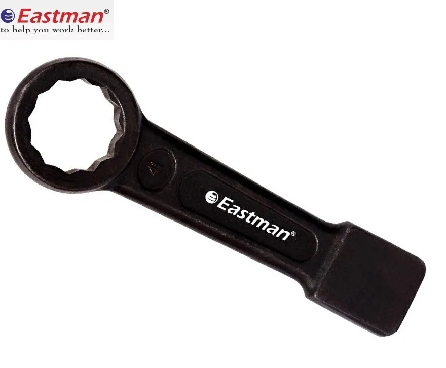 Heavy Duty Ring Slogging Spanner E-2411 Eastman Brand Hammer Knocking ...