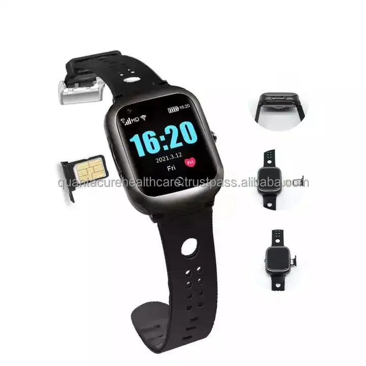 Qc V5 Newest 4g Elderly Gps Smart Watch Fa66s Sos Smartwatch With ...