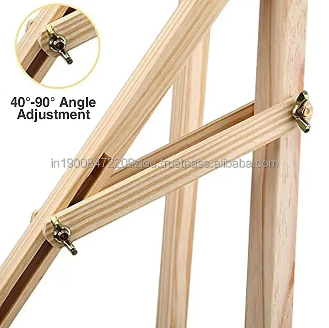 Wooden Tripod Stand 5 Feet With Angle And Height Adjustment For Canvas ...
