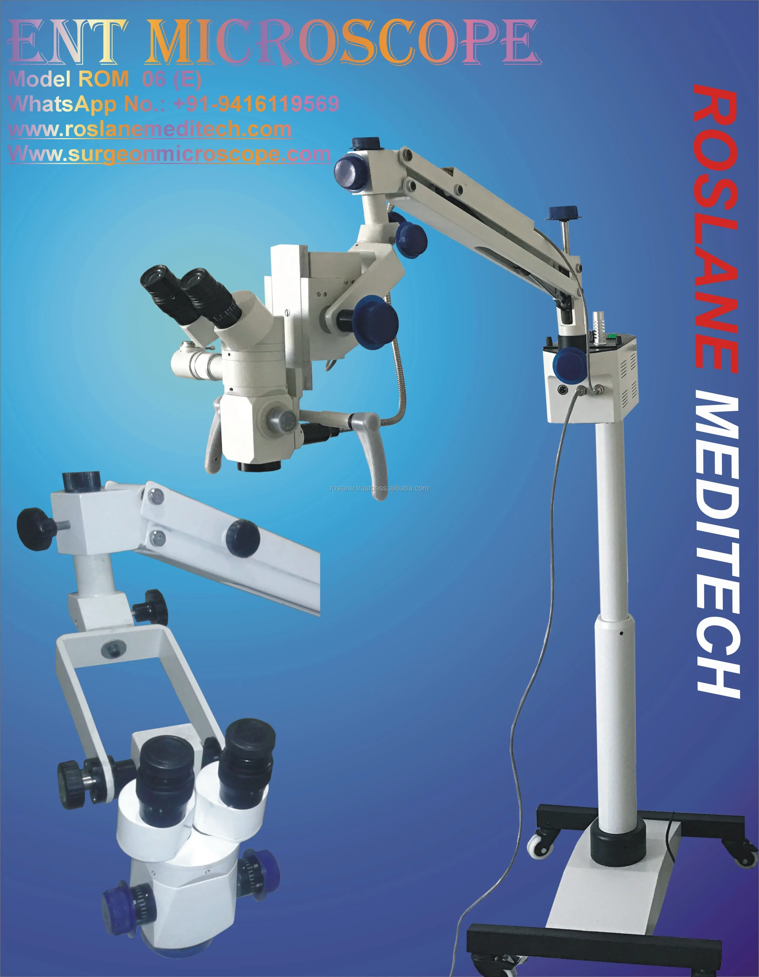 Temporal Bone Dissection Microscope With Bone Holder - Buy Ent Temporal ...