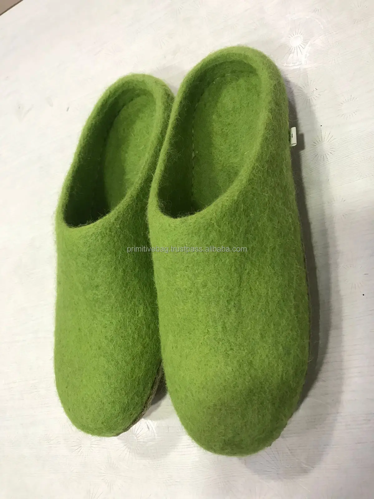 Handmade Wool Felt Slippers - Warm, Lightweight, and Customizable