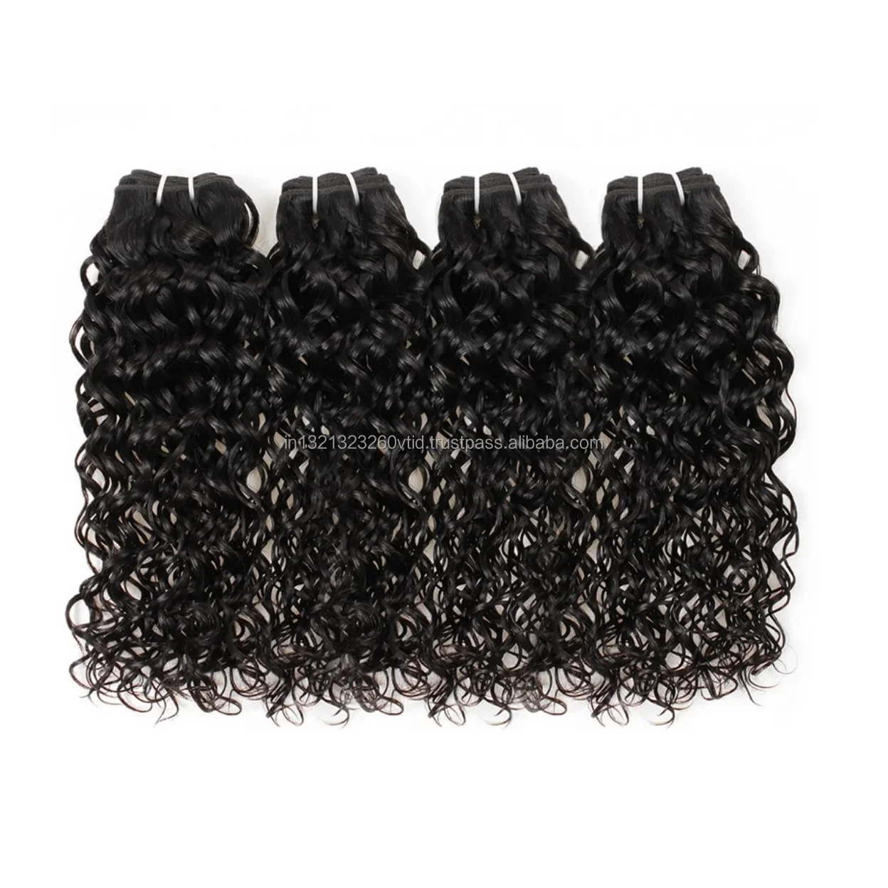 South Indian Raw Remy Temple Wavy Double Wefted Hair Single Drawn ...