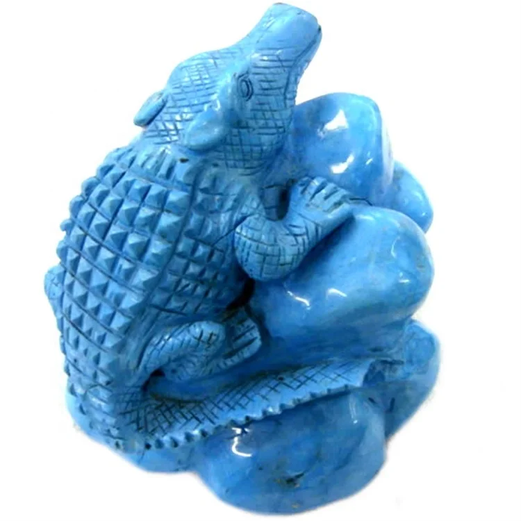 Unique Turquoise Carved Animal Beads Turquoise Carving Gemstone Carved ...