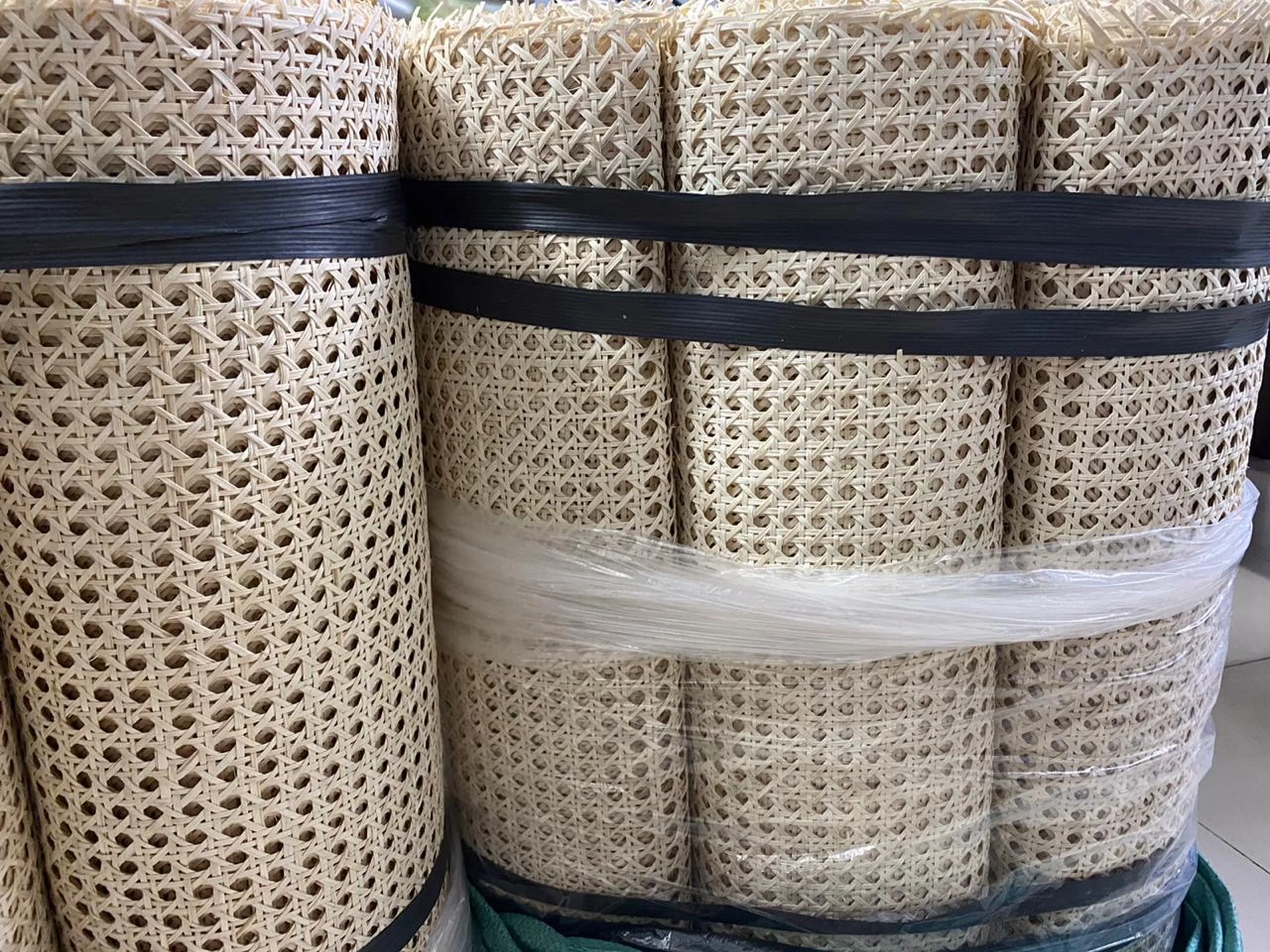 Vietnamese High Quality Natural Rattan Cane Materials Webbing Mesh ...