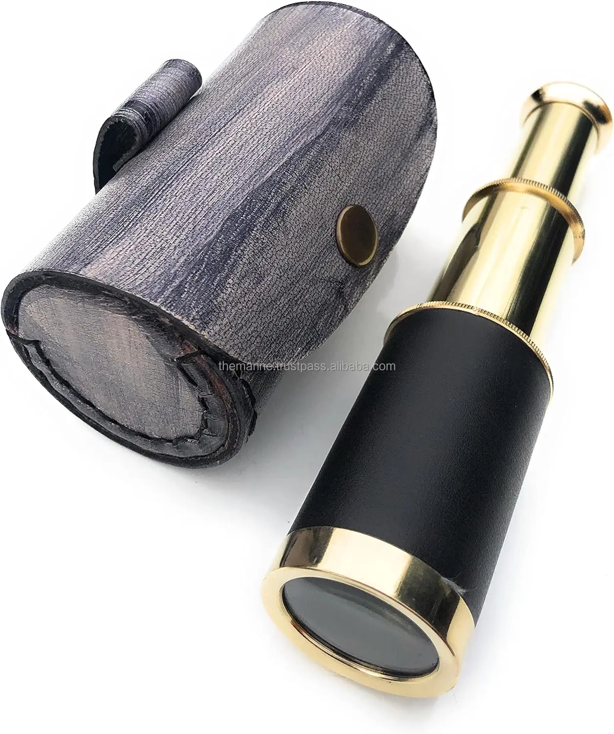 Wholesale Handheld Brass Pirate Navigation Telescope W/ Cylindrical ...