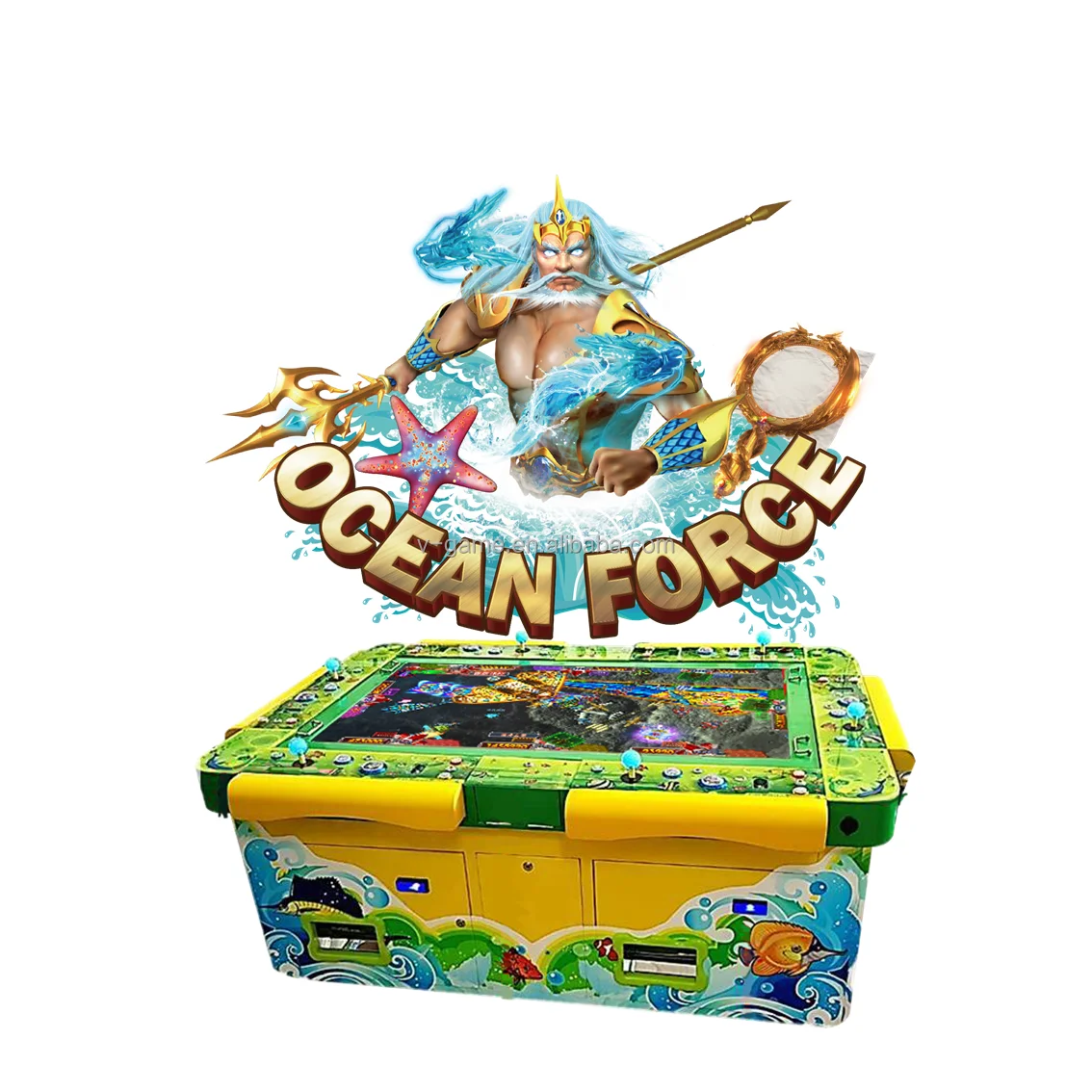 Big Auction Ocean Force Fishing Machine Shooting Game - Buy Table Fish ...