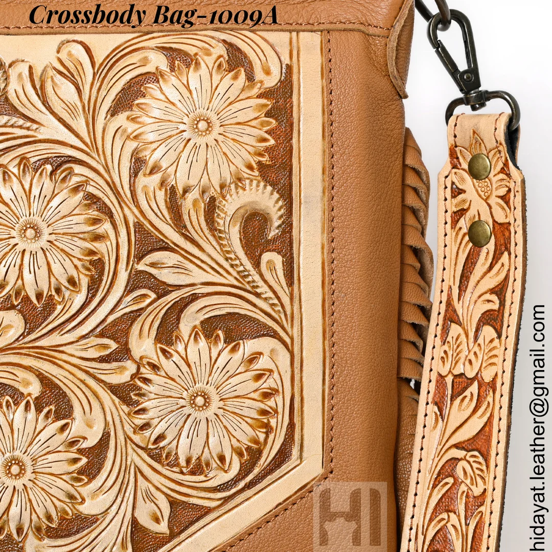 Luxury Handmade Premium Quality Women Natural Hair On Cowhide Leather ...