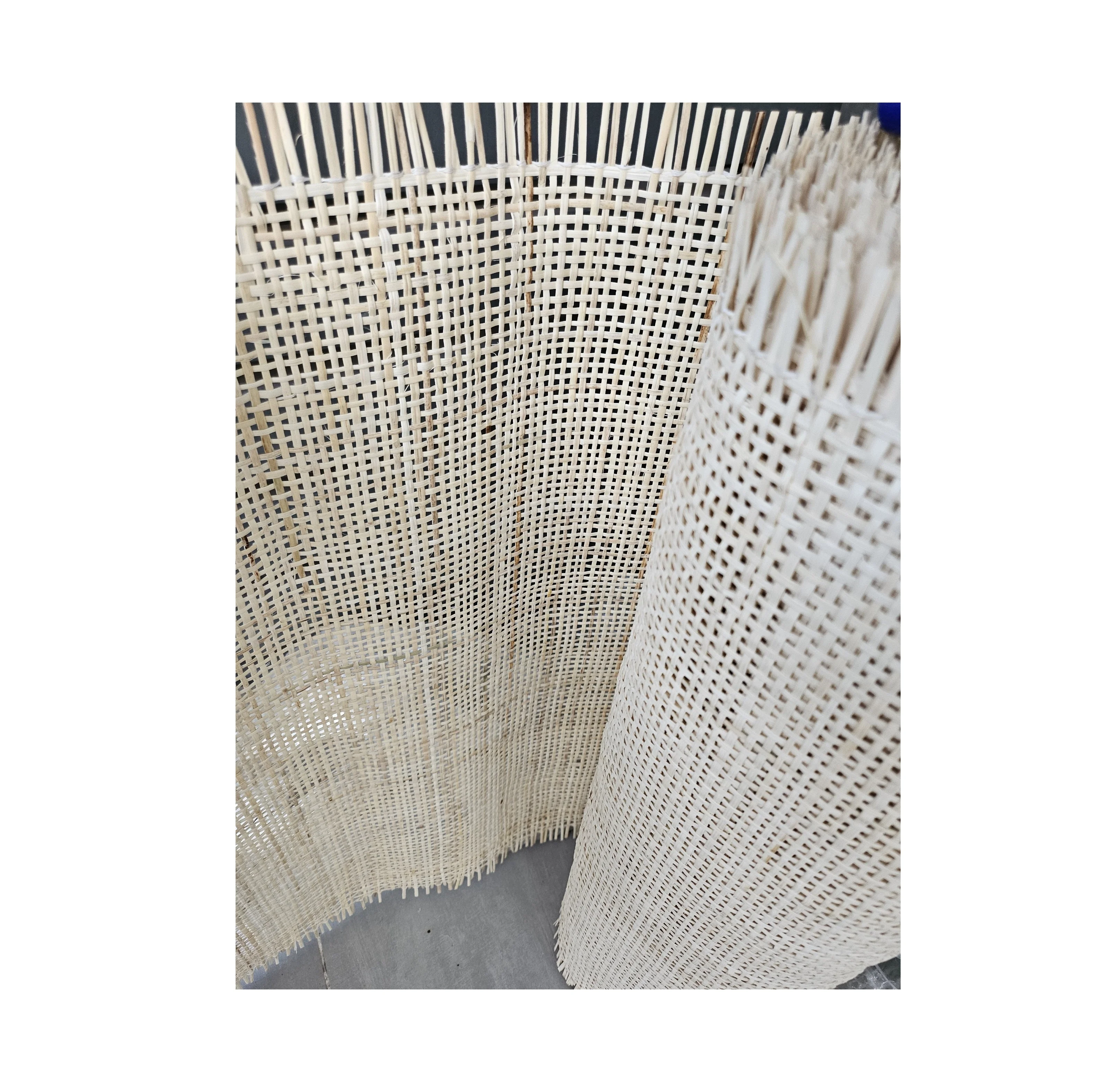 Natural Open Rattan Webbing Material / Rattan Webbing For Chair ...