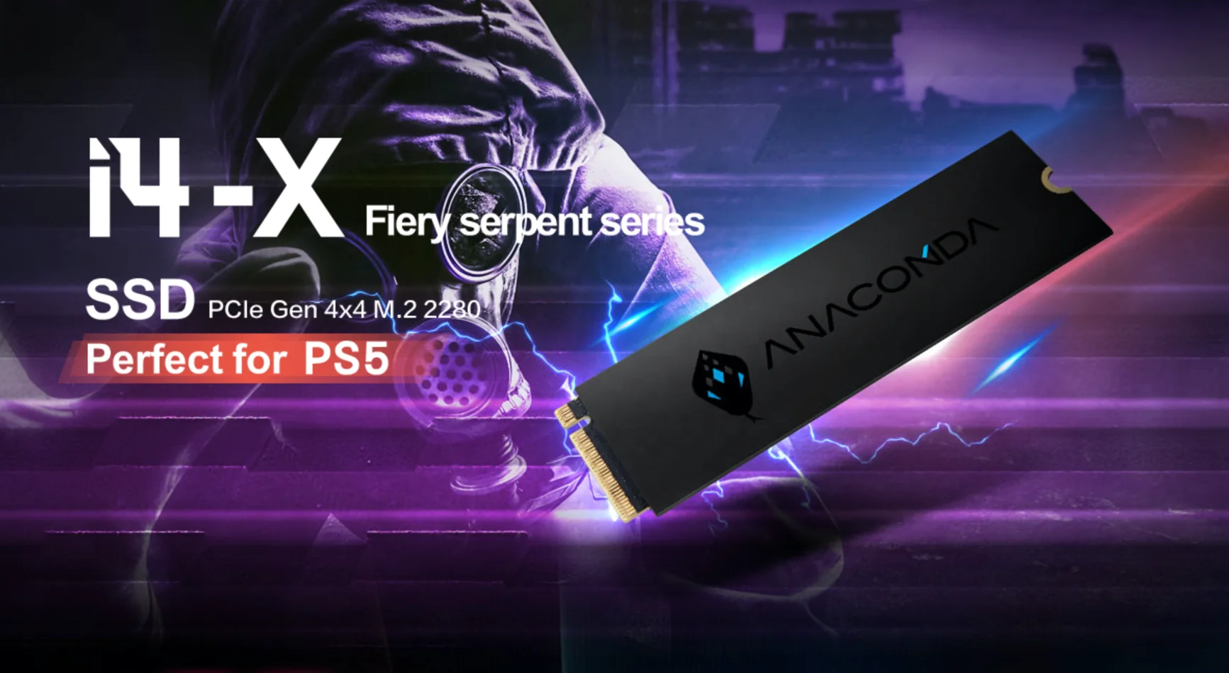Ssd Gen4 Ps5 Anacomda I4x 4000gb M.2 Pcie Gen4x4 Nvme 1.4 3d Tlc Nand ...