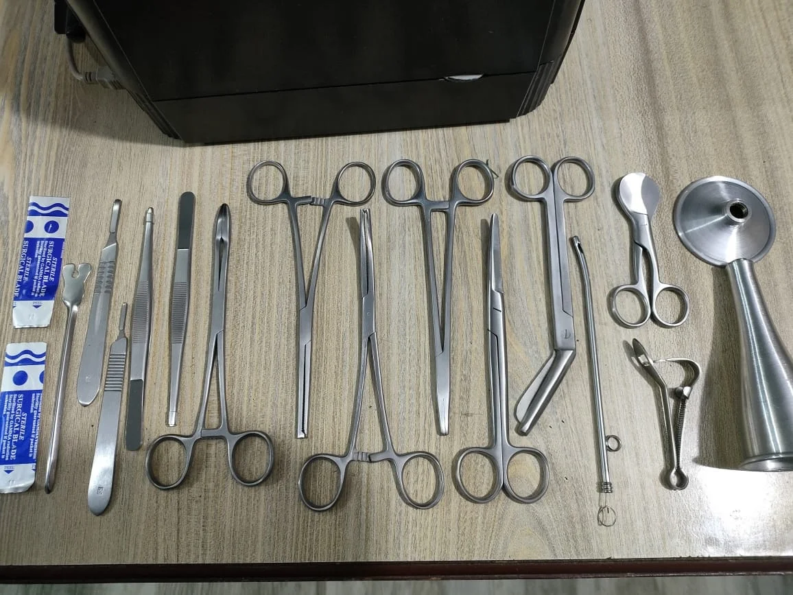 Basic Delivery Set Obstetrical Forceps Scissors Gynecology Surgical ...