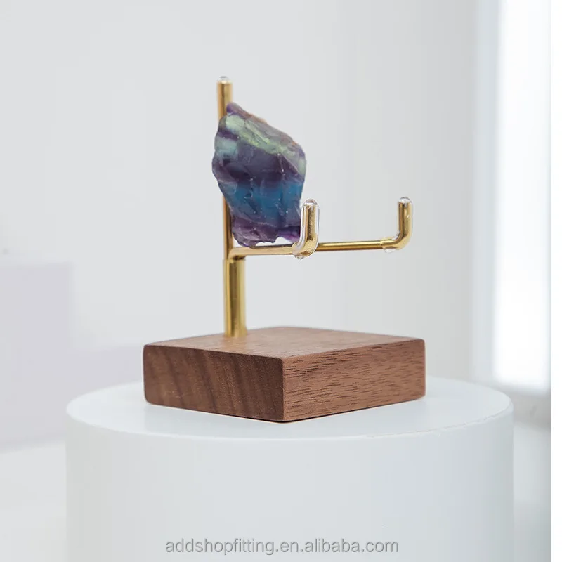 Ore Crystal Fossil Rock Storage Display Stand - Buy 3 Types Geodes ...