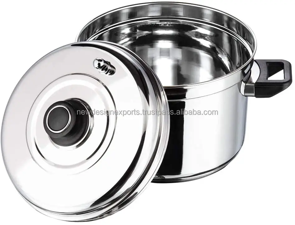 Stainless Steel Idli Cooker with 4 Plates - Durable & Efficient