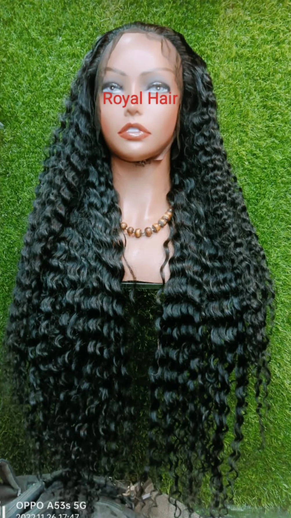 Different Color Ombre Natural Hairline Full Lace Wigs 100% Virgin ...