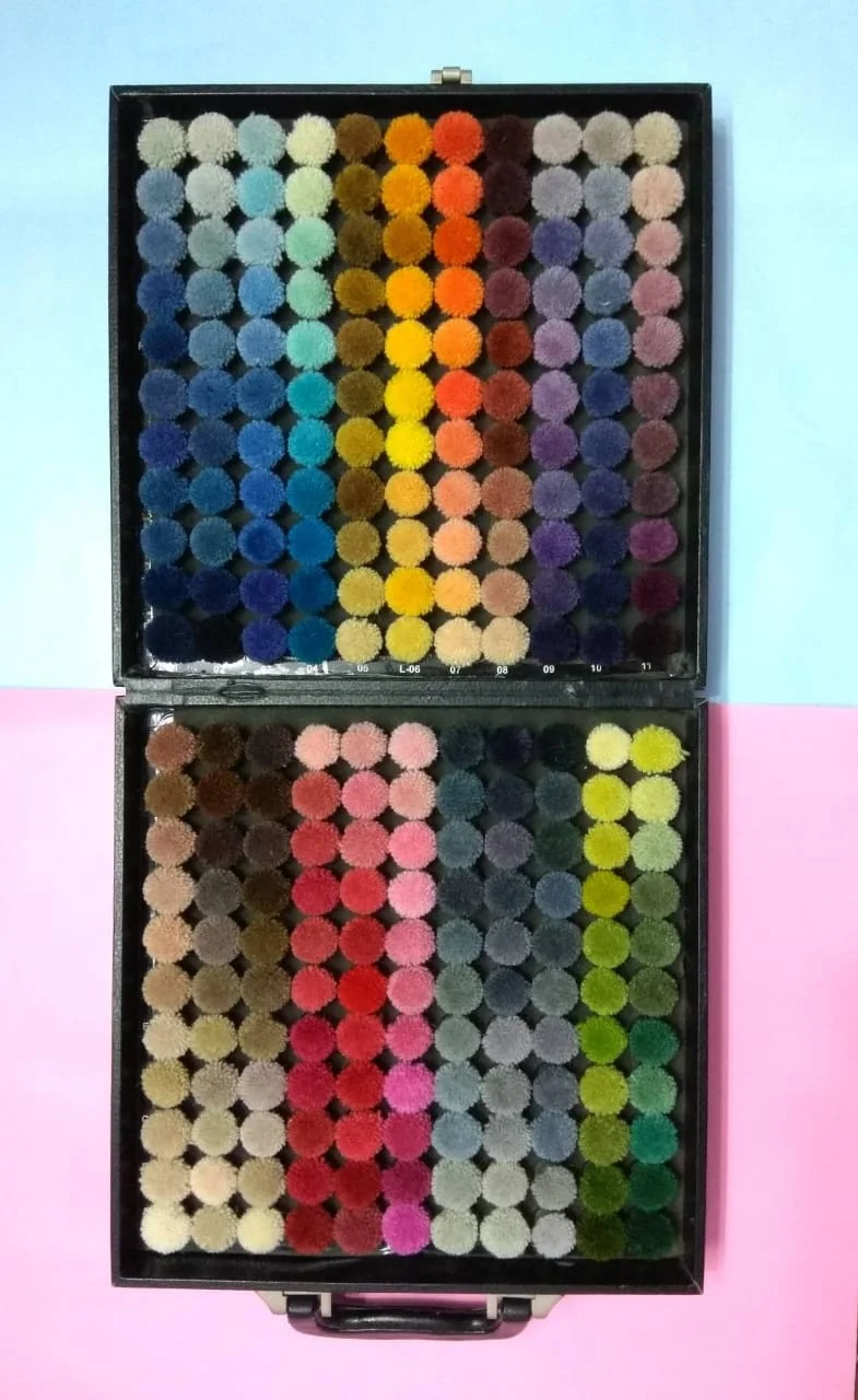 242 Wool Colour Pom Pom Box Color Reference System Manufacturers In ...