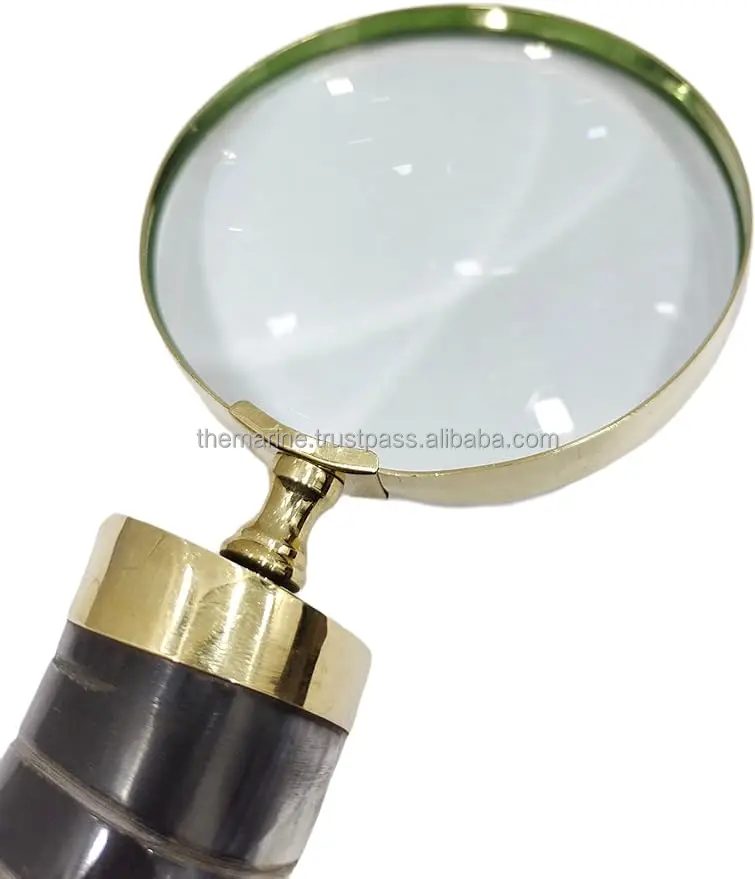 Handmade Horn Handle Magnifier Glass - Best Loupe Magnifier