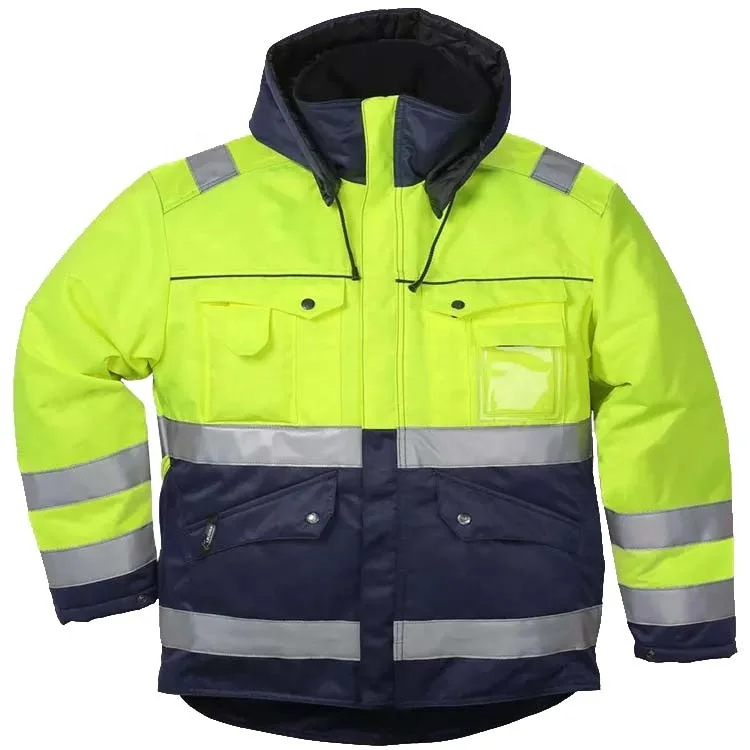Winter Safety Clothing Outdoor Reflective Tow Color Softshell Winter ...