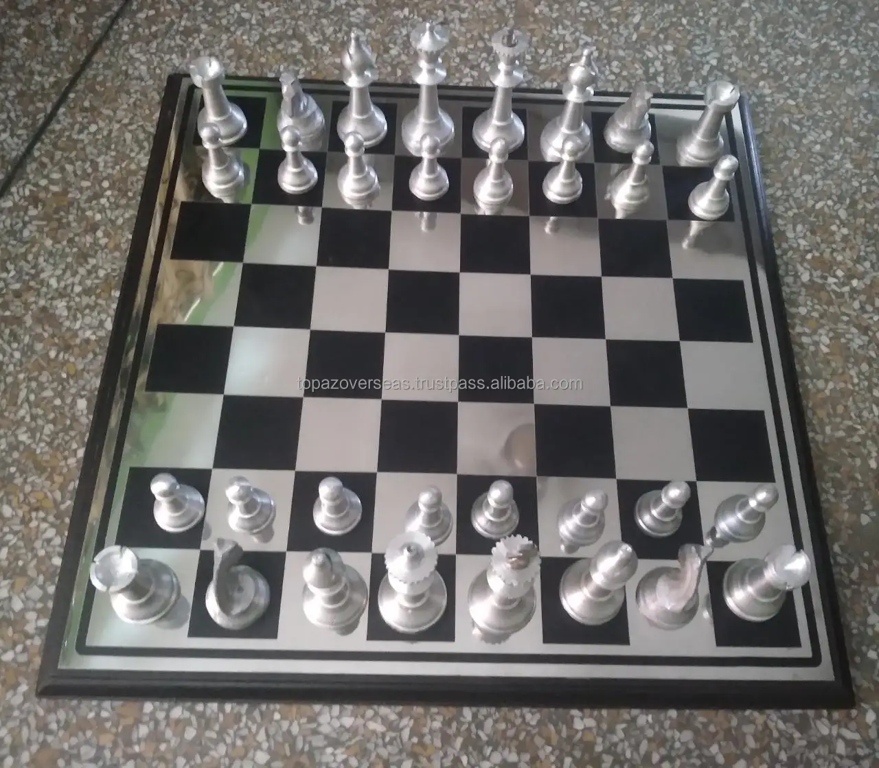 Handmade Chess Game Chess Board Metal Chess Board - Buy Metal Chess Set ...