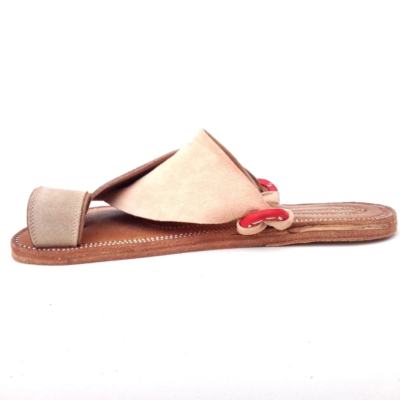 Handmade Men Leather Sandals Arabic Slippers Flip Flops Shoes Casual ...