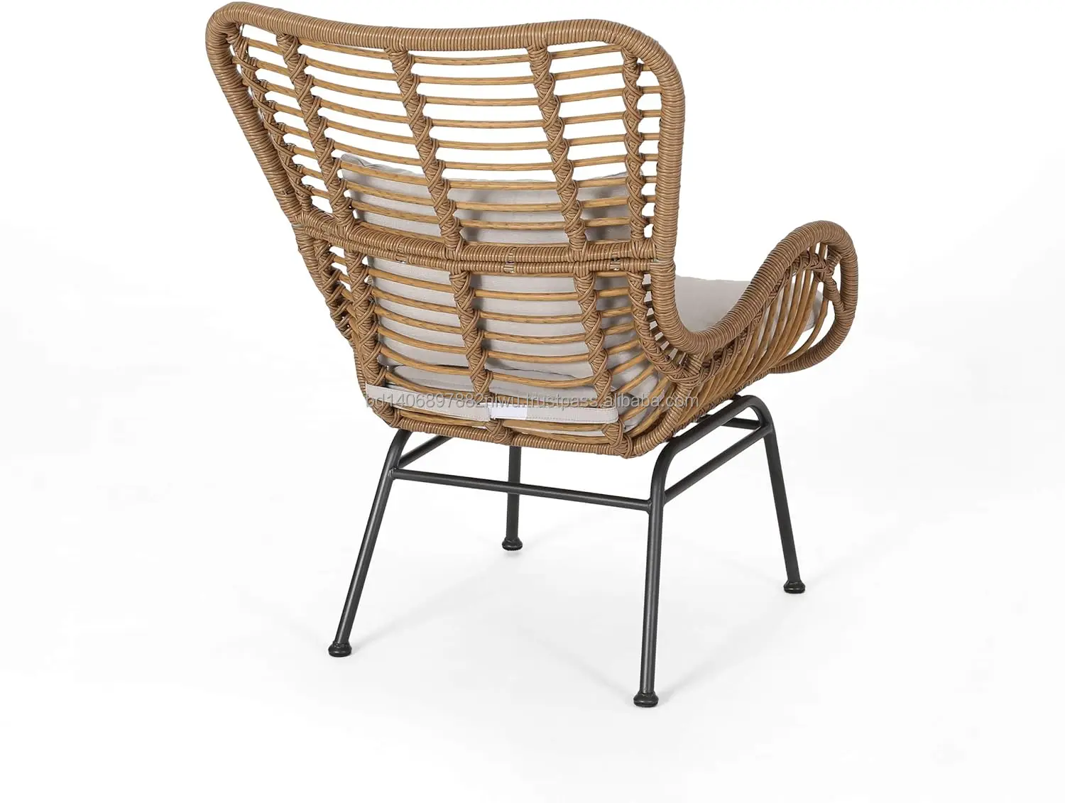 Rattan Outdoor Dining Chairs,500lbs,Beige Rattan Chair Exclusive Design ...