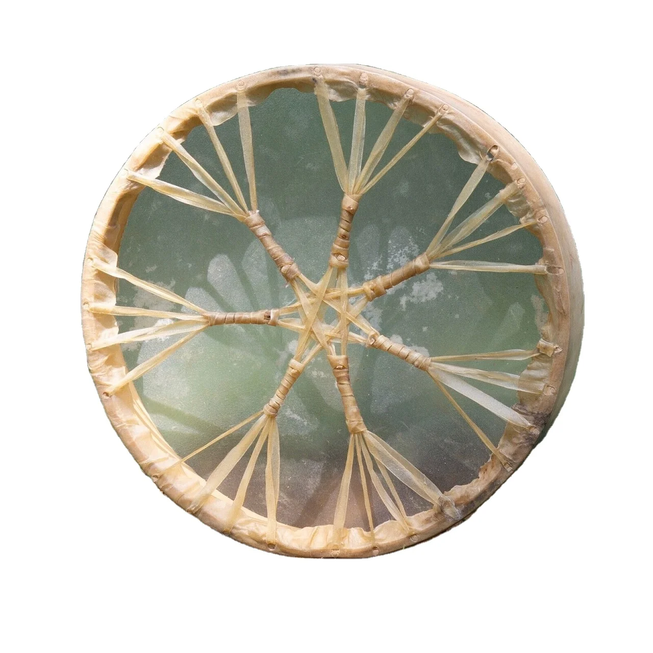 Double-sided Bison Hide Hand Drum American Shamanic - Buy Bison Hide ...