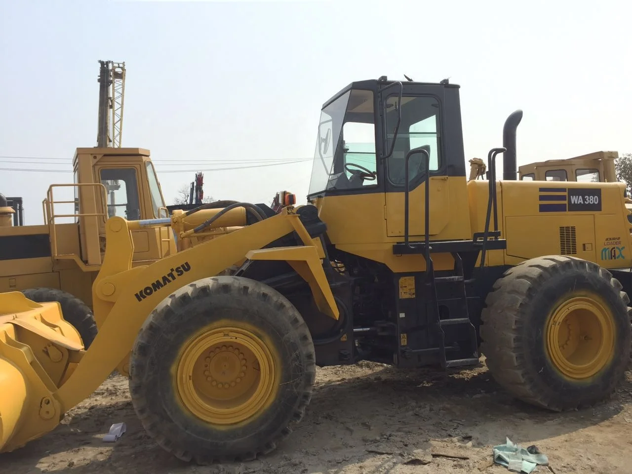 Used Komatsu Wa380-3 Wheel Loader Secondhand Wa320-5 Wa380-6 Loaders ...