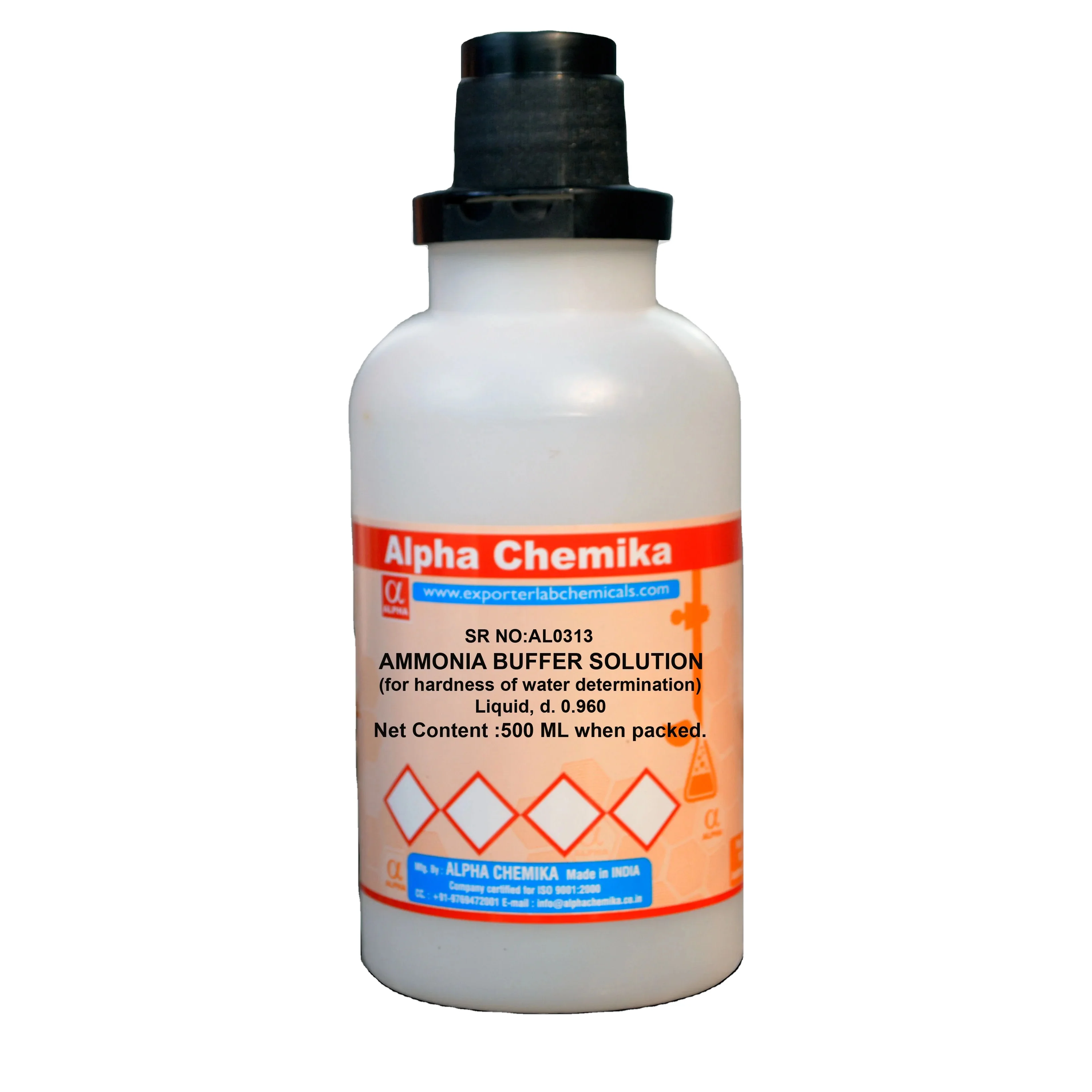 Reagent Grade Colorless AMMONIA BUFFER SOLUTION AL0313 Model Used for ...