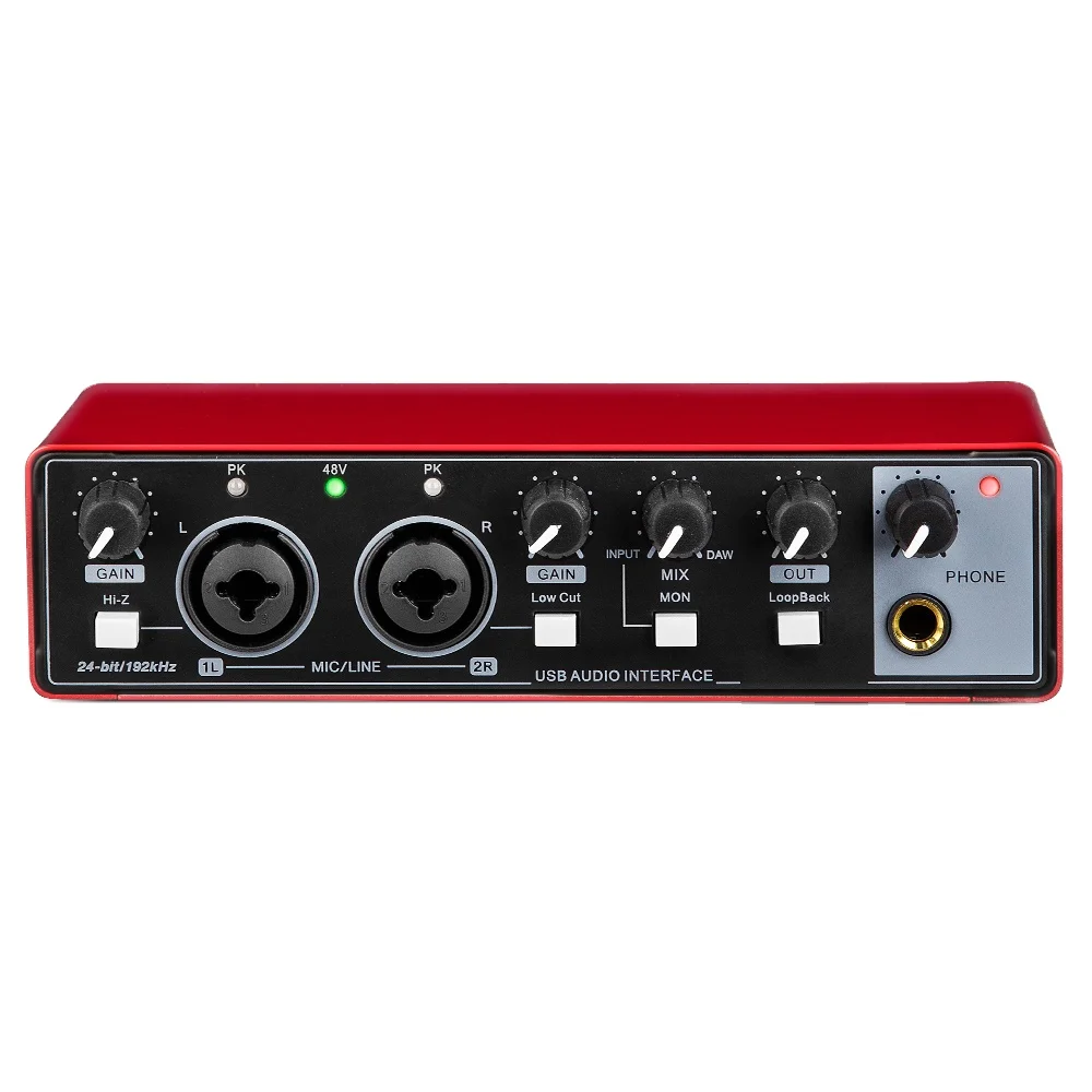 Biner MD22 Professional 2 Channel Audio Interface - 24bit 192khz