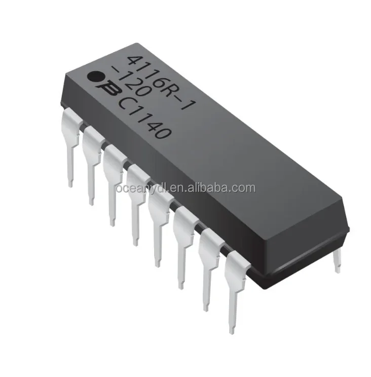 4116R-2-471 RES ARRAY 15 RES 470 OHM 16DIP 470 Ohm ±2% 125mW Power Per ...