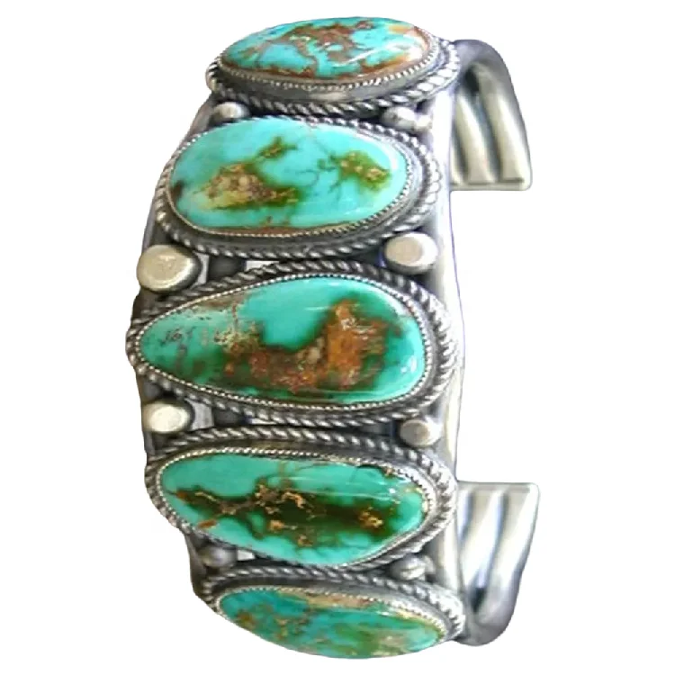 Turquoise Bangle Jewelry Genuine Turquoise Bangle Silver Turquoise ...