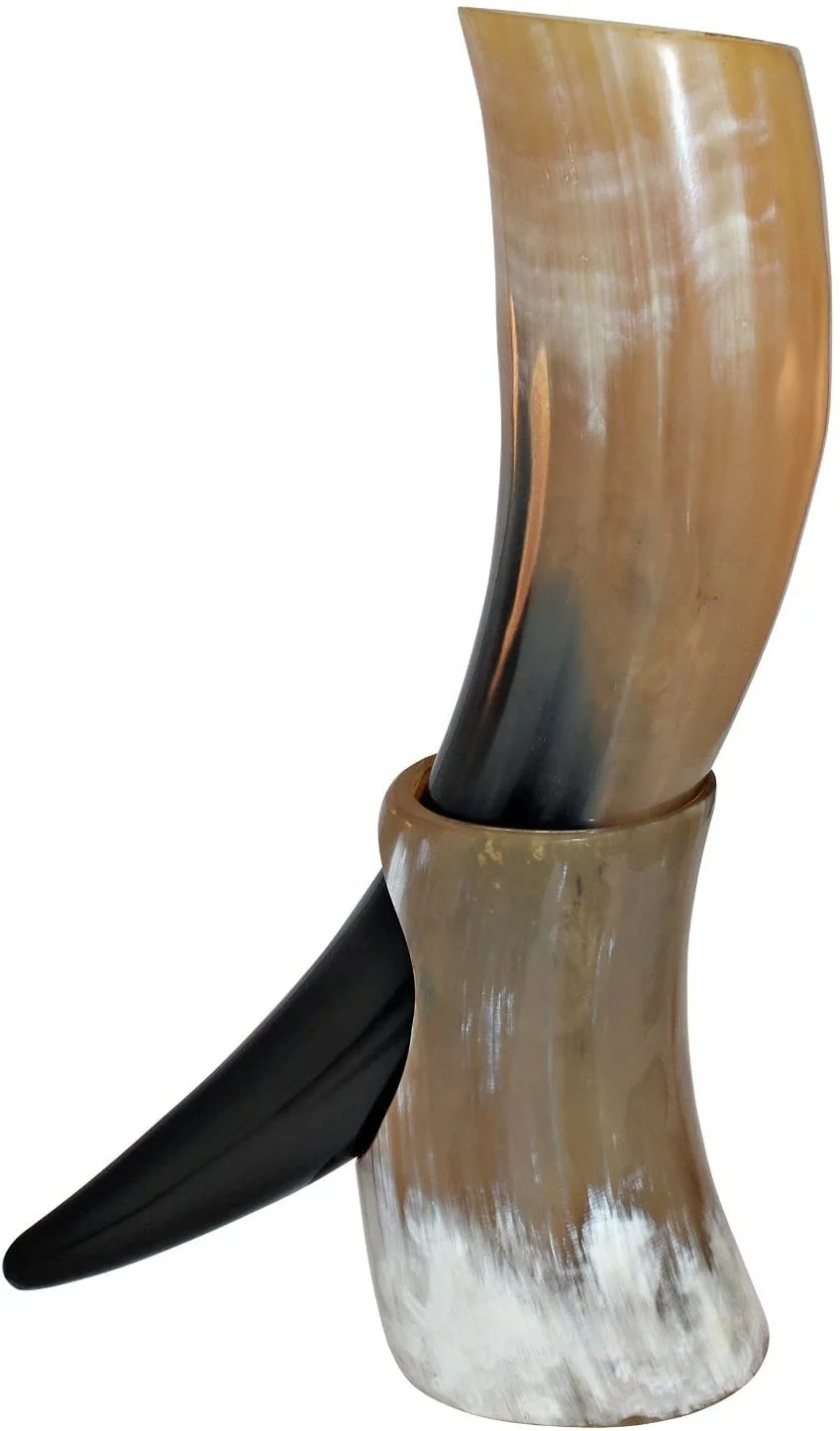 Aci — Véritable Corne Viking De 12 Pouces,Véritable Cornes À Boire Avec ...