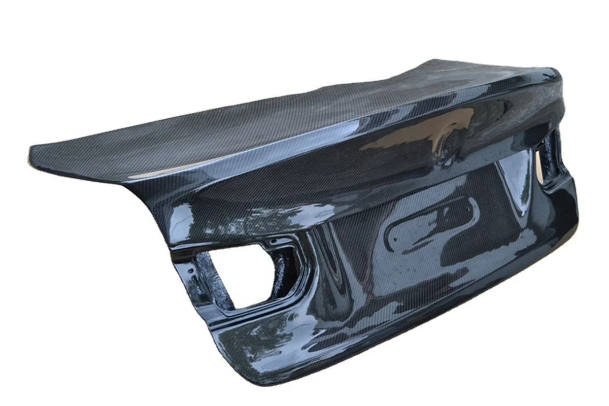 For BMW F30 3Series F80 M3 CSL Style Carbon Fiber Rear Trunk Hood Cover ...