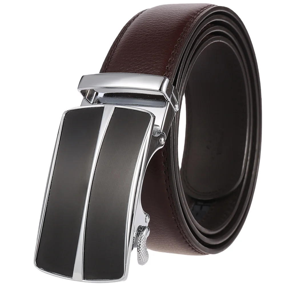 Genuine Leather Belt Luxury Handmade Male Belts For One Layer Leather ...