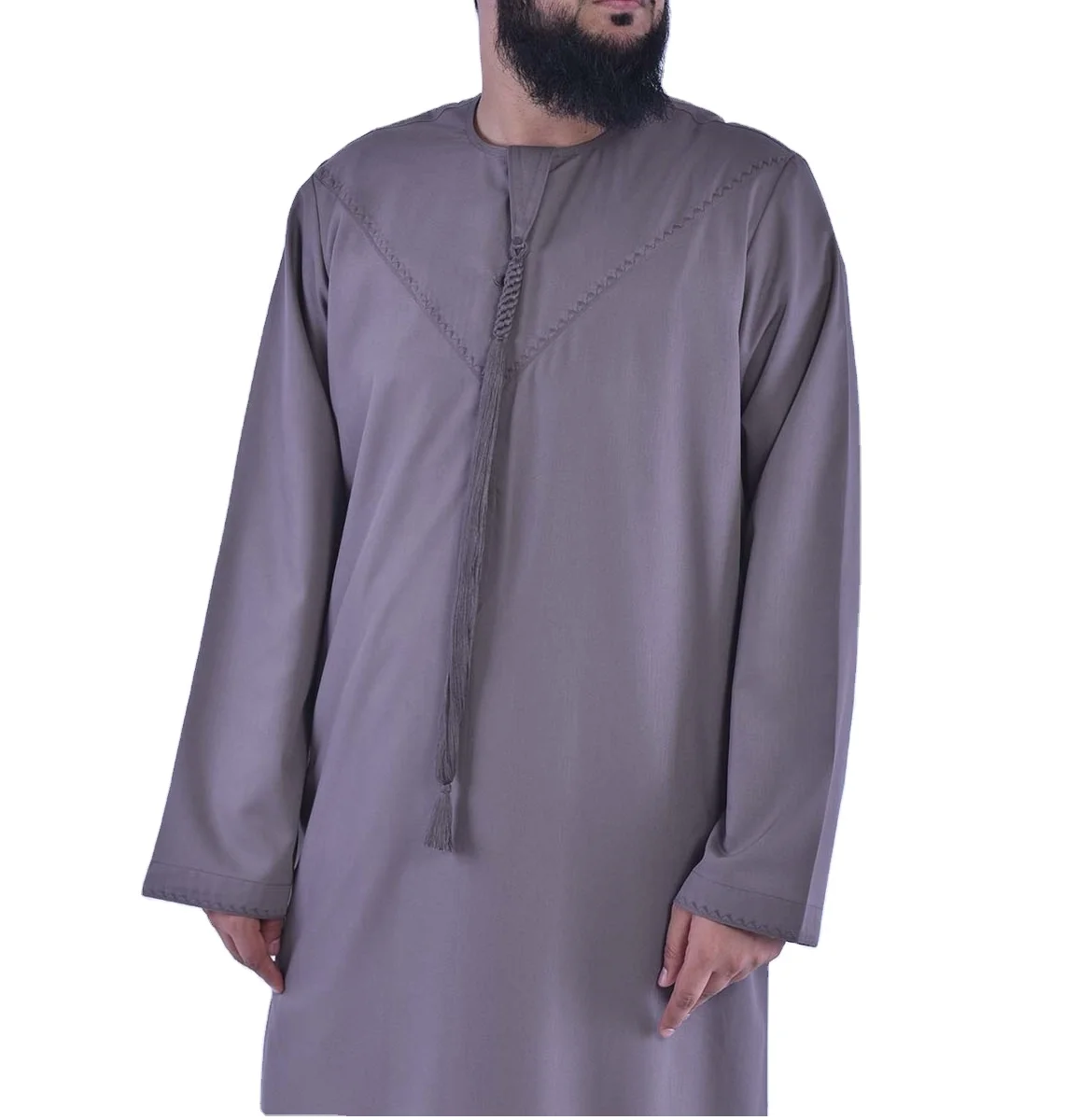 Men Daffah Thobes - New Islamic Simple White Color Wholesale Custom ...