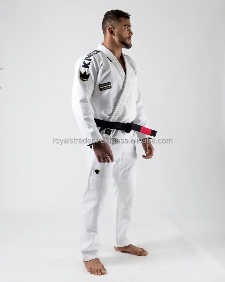 BJJ Unisex Cotton Jiu Jitsu Gi Custom Embroidery Training Kimono with ...