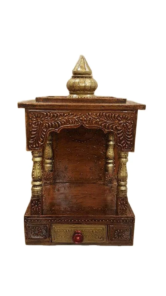Ethnic Design Handcrafted Wooden Temple/mandir/pooja Stand Decoration ...